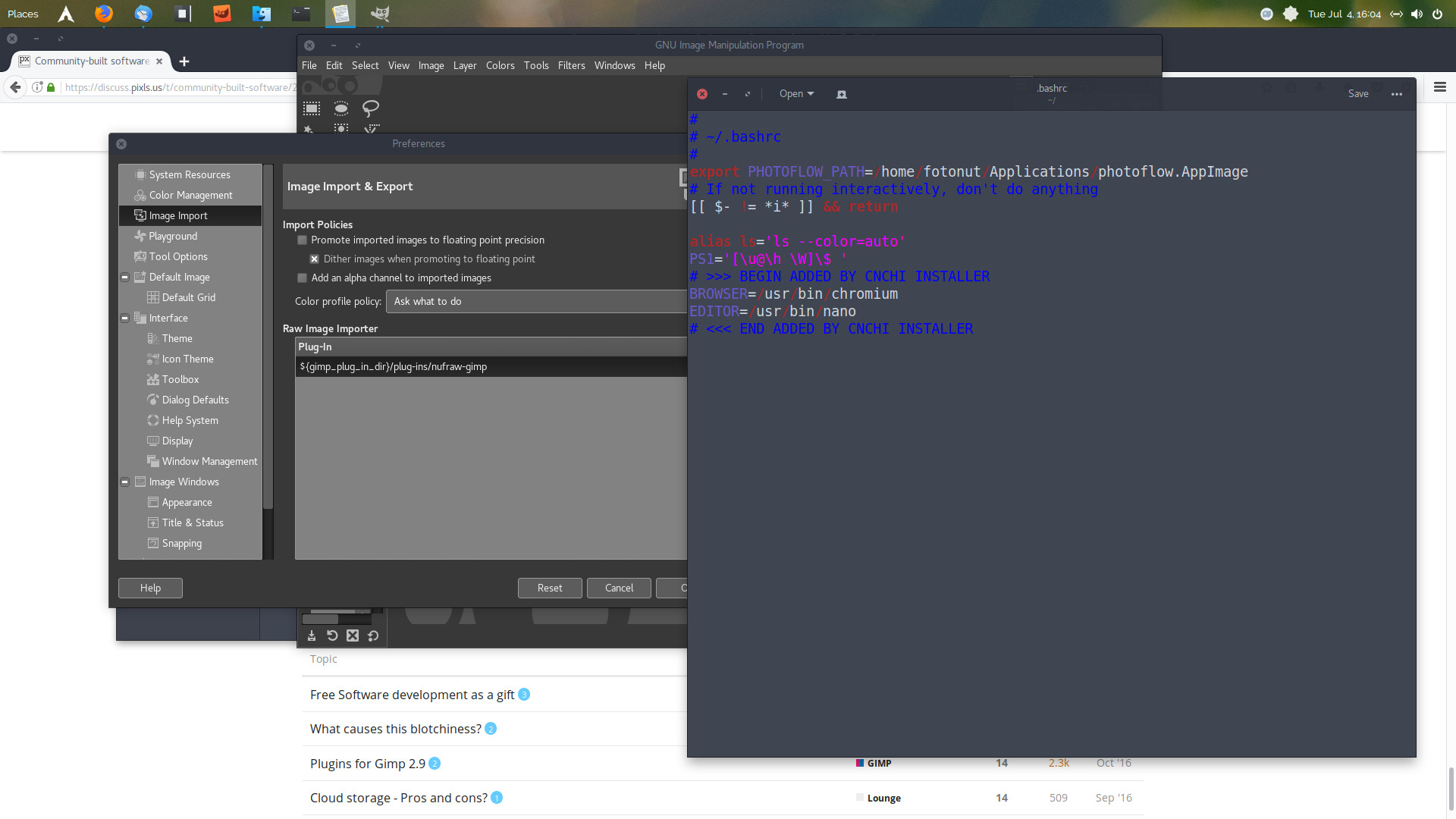 Community-built software - Software - discuss.pixls.us